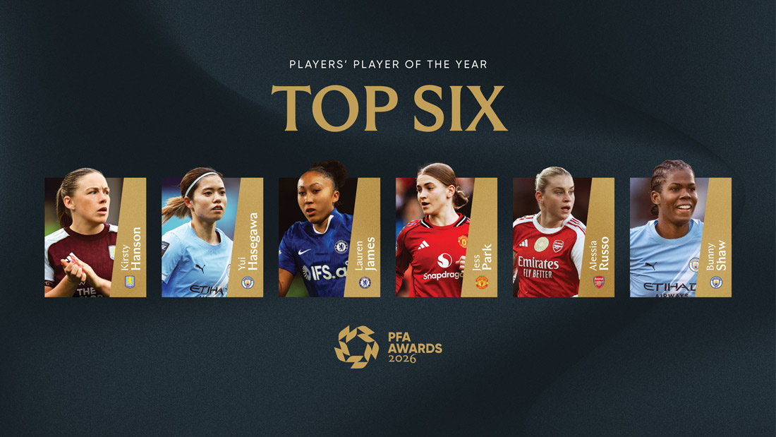 PFA Awards 2026: Top Six Shortlists Announced