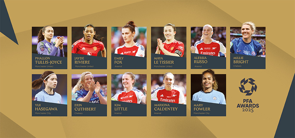 PFA WSL Team of the Year 2025